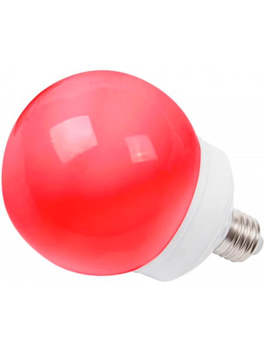 Лампа NEON-NIGHT BL шар Е27 12*LED d100мм красная (405-132)