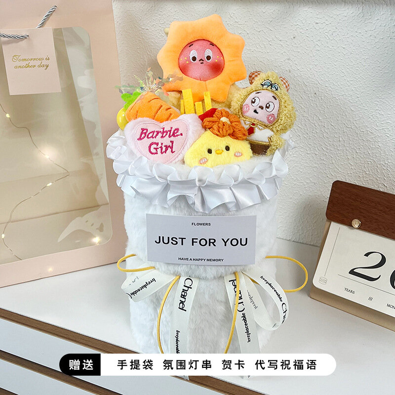 Мягкий плюшевый букет из игрушек, Starman Плюшевый букет, Подарок на День святого Валентина