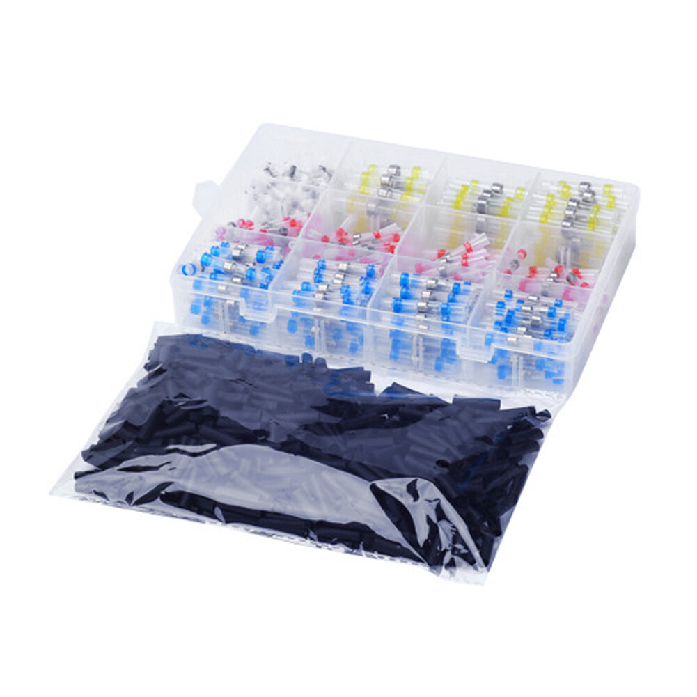 Клеммы Для Пайки: Набор Из 350-800 Штук С Термоусадкой - Изолированные Клеммы Для Универсального Монтажа - Комплект Изолированных Клемм for Автомобилей И Лодок