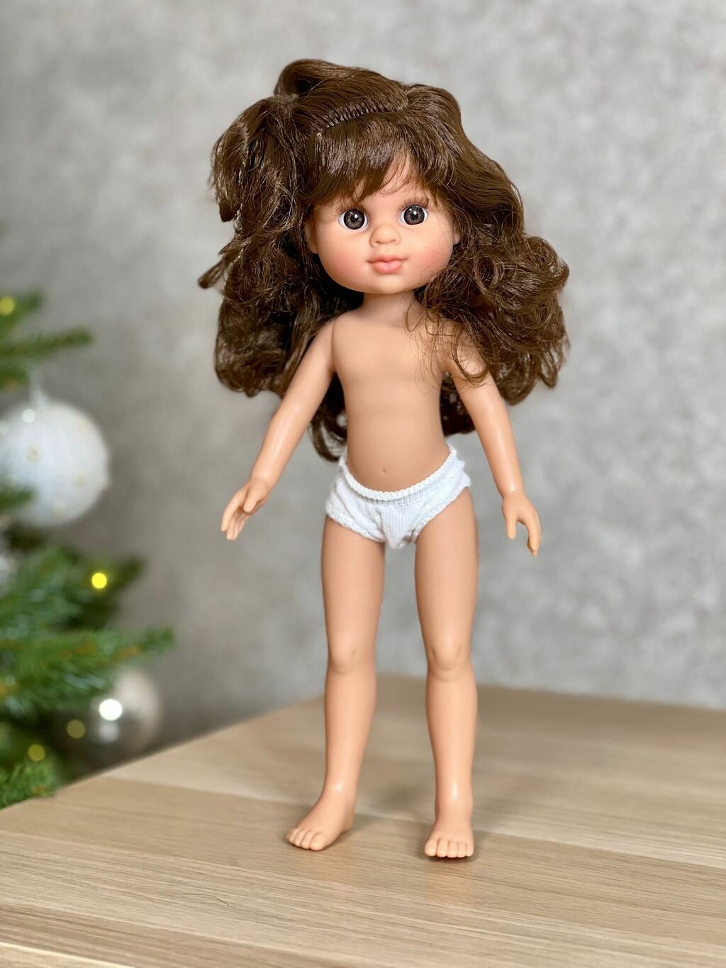 Кукла BERJUAN виниловая 35 см My Girl без одежды