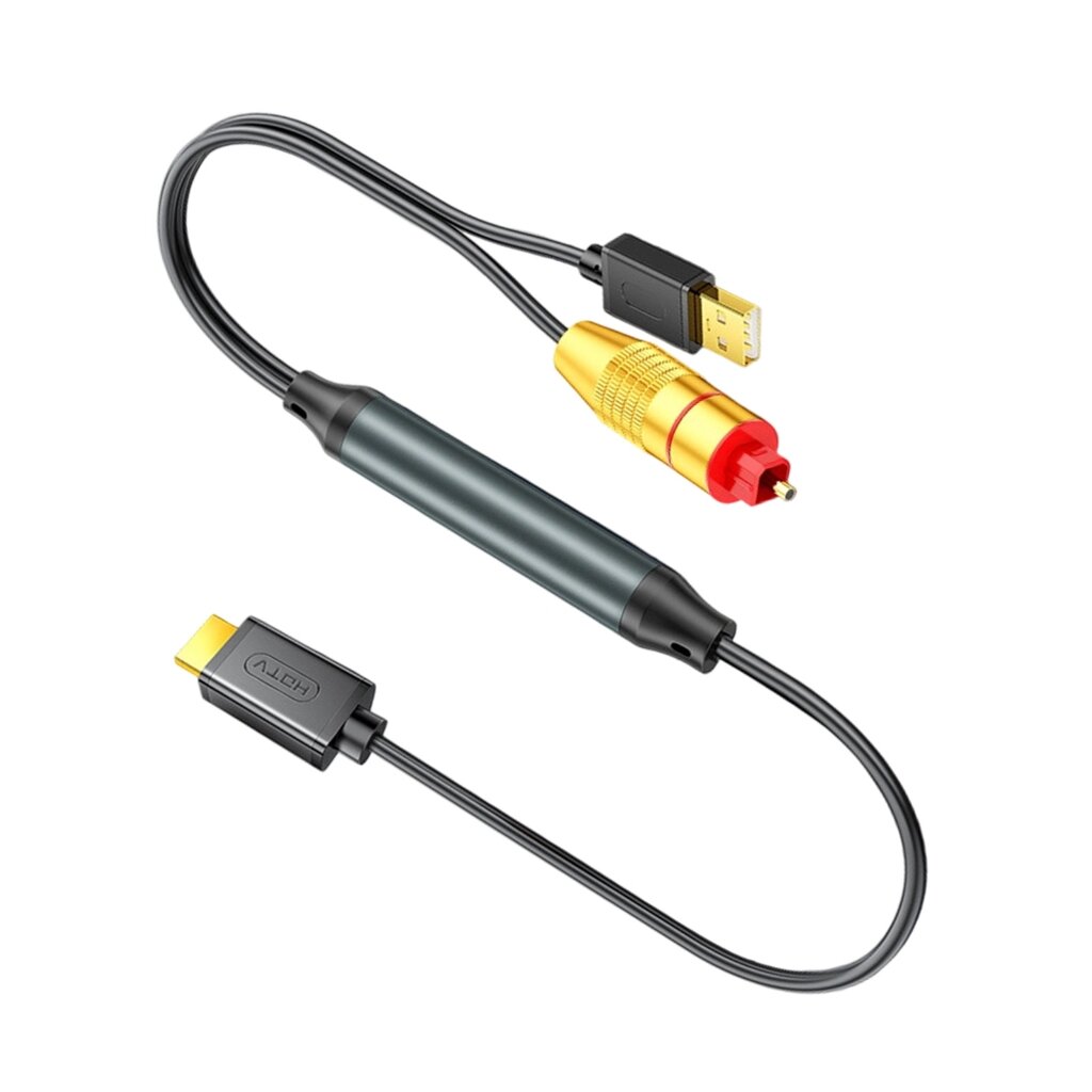 Аудиокабель HDMI RCA к волоконно-оптическому кабелю
