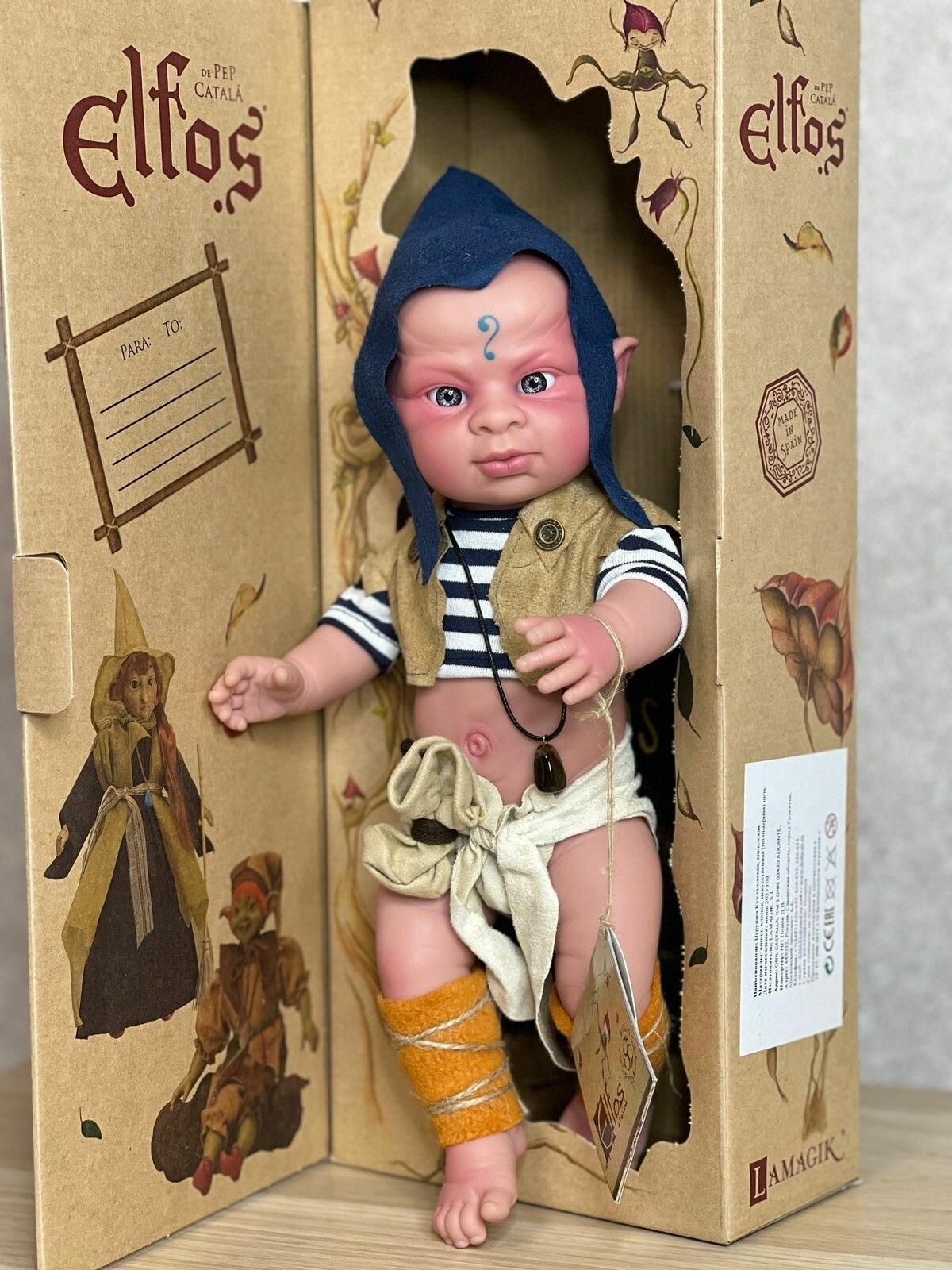 Кукла для девочки виниловая 39 см Эльф Ален (40079)