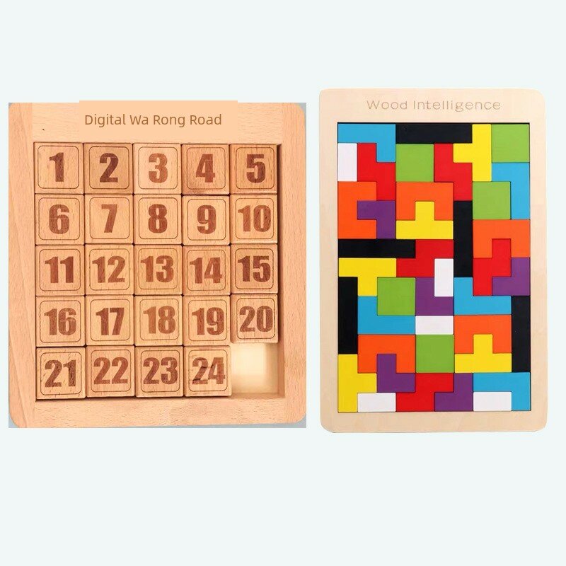 Кубики-головоломки «Тетрис» для детей, развивающие интеллект, для раннего развития, 3-4-5-6 лет, большой куб,