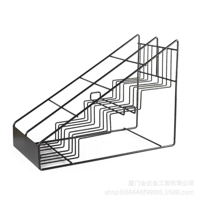 В наличии Высококачественная стойка для хранения сиропа Стеллаж для хранения кофе Трапециевидная Многофункциональная