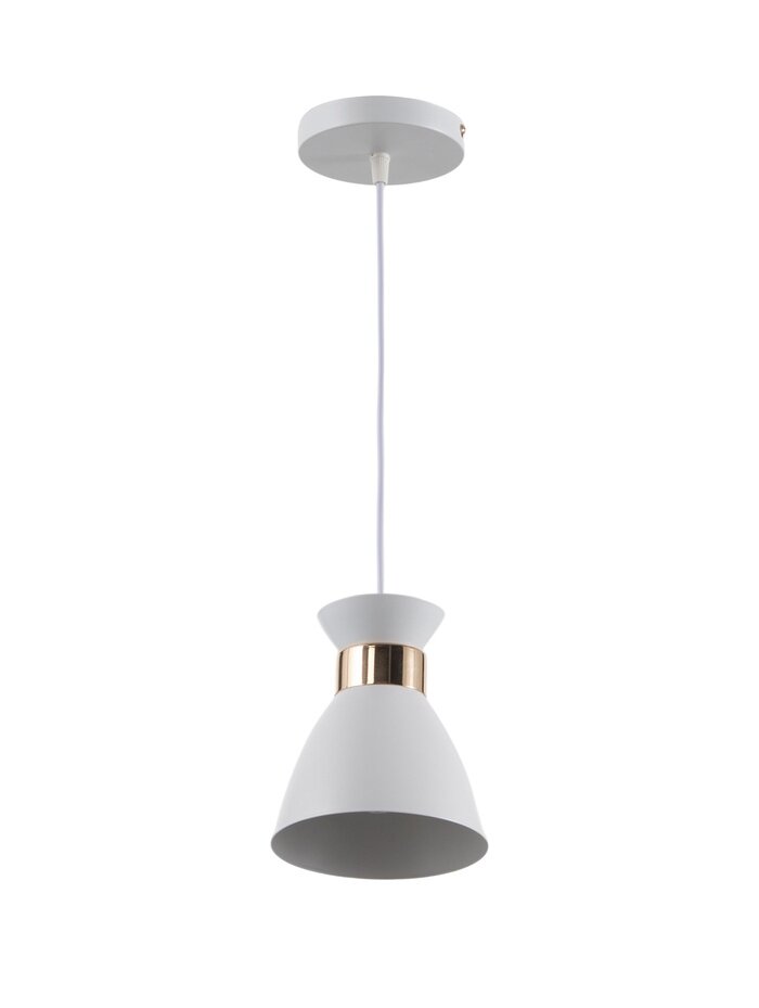 Светильник подвесной TR8465, 1хE27, 60 Вт, 100×13 см, белый