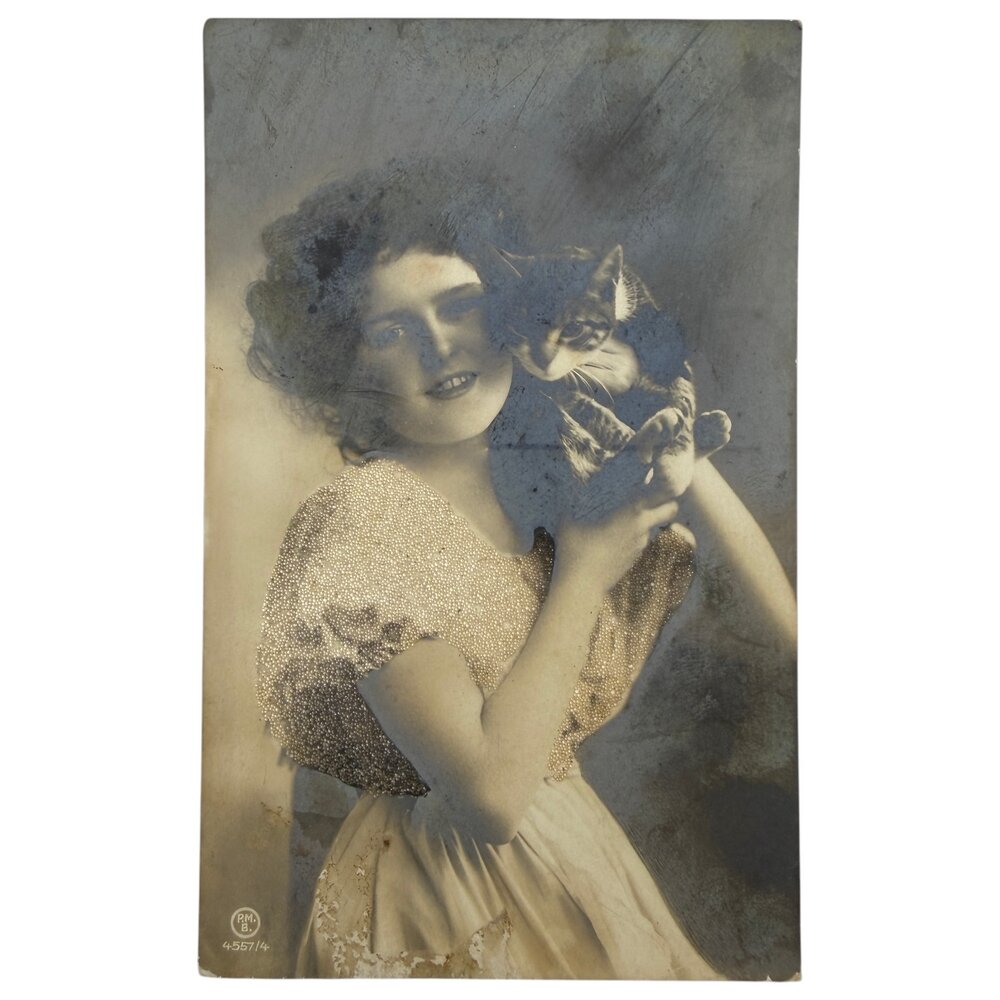 Почтовая открытка "Минута нежности" 1900-1910 гг. Германская Империя