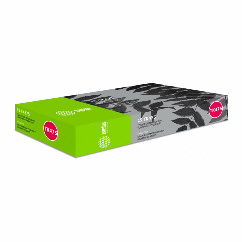 Тонер-картридж CACTUS (CS-TK475) для KYOCERA FS-6025MFP/B, ресурс 15000 стр, 320780