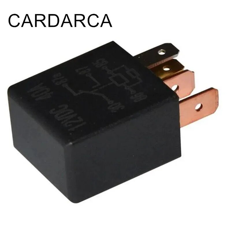 Автомобильное реле CARDARCA 4/5-контактное 40А 12/24В 24v 4pin relay