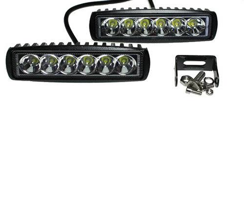 Фара светодиодная (прямоугольная) 18W 156х42х40 9 30V дальний (YADA)