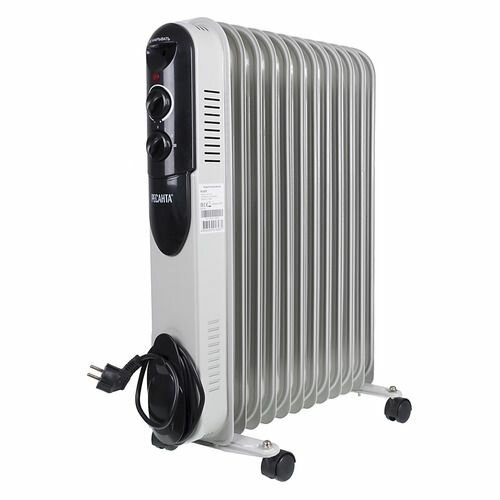 Масляный радиатор Ресанта ОМПТ-12Н, с терморегулятором, 2500Вт, 11 секций, 3 режима, белый [67/3/5]