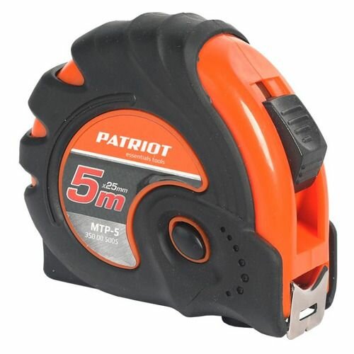 Рулетка строительная Patriot MTP-5, 5м x 25мм [350005005]