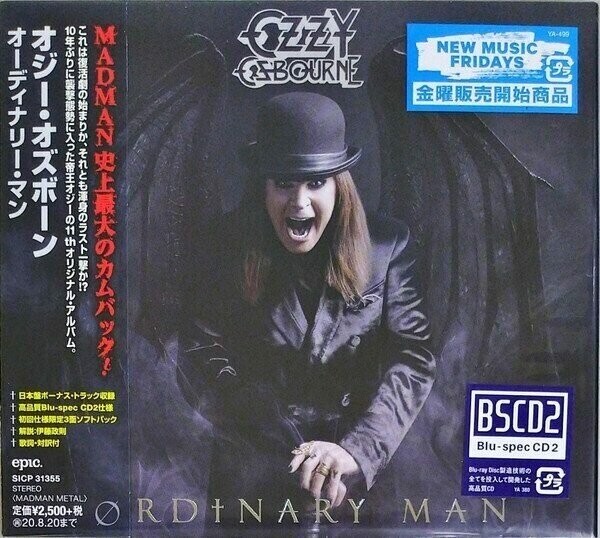 Ozzy Osbourne-Ordinary Man [Digipak] < 2022 Sony Blu-spec CD Japan (Компакт-диск 1шт)