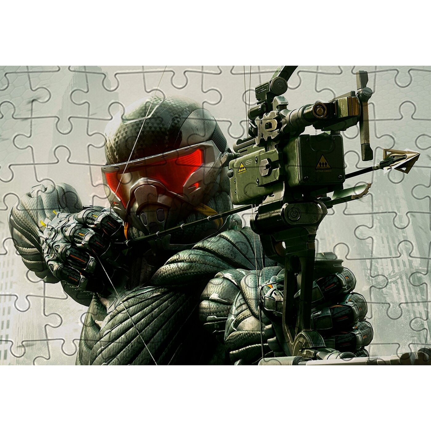 Пазл картонный А4: модель Crysis - 21