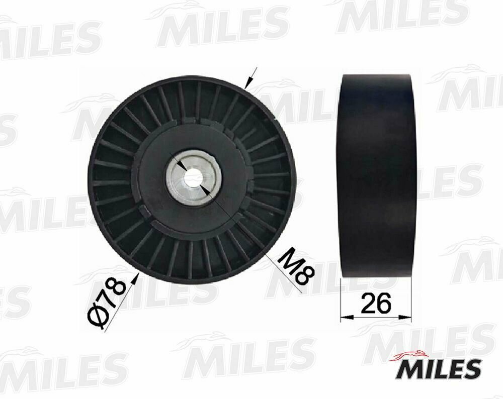 Ролик приводного ремня Miles AG03115