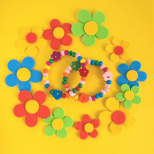 Декоративные наклейки из фетра. Набор №3 "цветы", Арт. 2-093/03