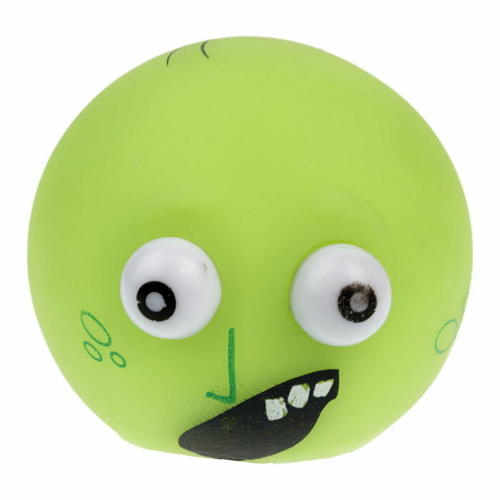 Игрушка-антистресс 1toy Пучеглаз-антистресс салатовый "Зомби"