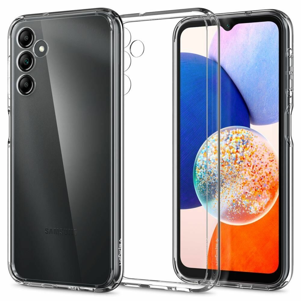 Чехол Spigen на Samsung Galaxy A14 5G (ACS05846) Ultra Hybrid / Спиген чехол для Галакси А14 5Г накладка, противоударный, с защитой камеры, прозрачный