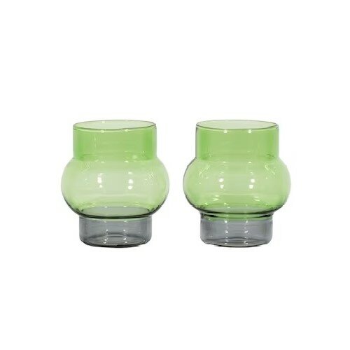 Стакан Tom Dixon Bump Bump Short Green set of 2 BPSG02