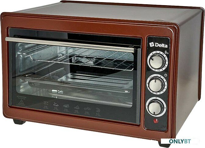 Мини-печь DELTA D-0123 коричневая