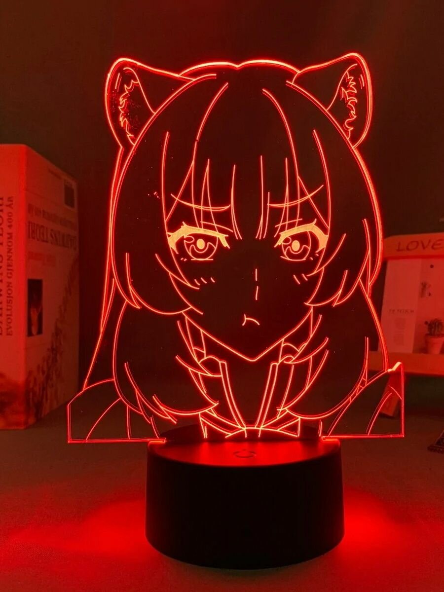 Ночник Аниме Восхождение Героя Щита - Anime The Rising of the Shield Hero. Подарок фанату аниме и манги — декор в комнату с любимыми персонажами, в стиле отаку и японской анимации.