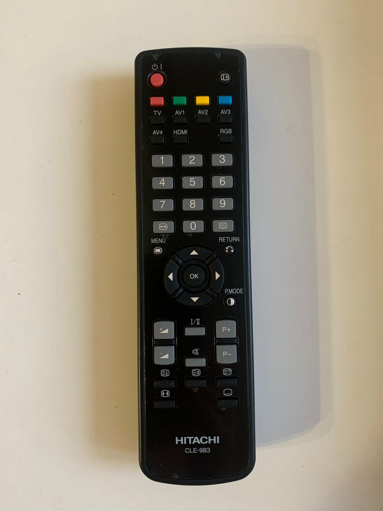 Пульт Hitachi CLE-983, для Hitachi 32LD9000TA, C20-LC880SNT, оригинальный, ДУ