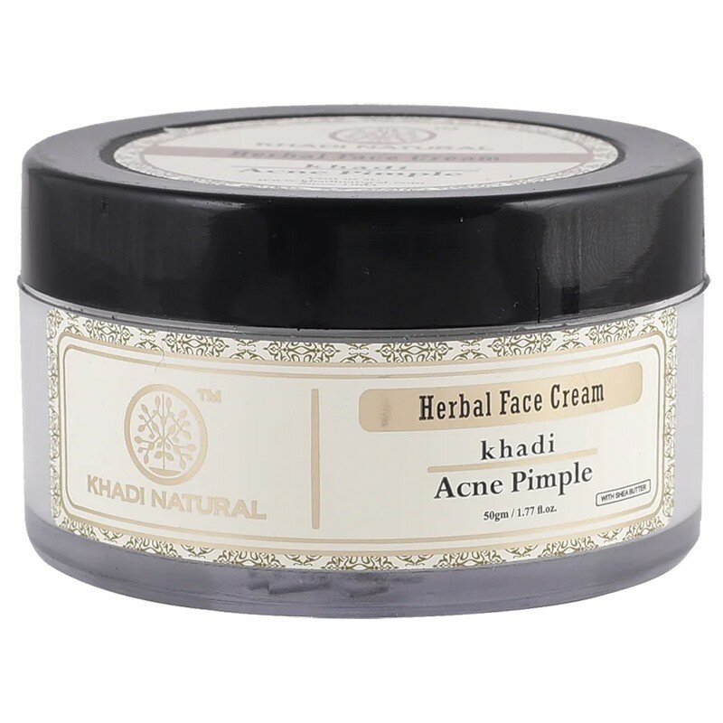 Крем Против акне и чёрных точек Кхади (Acne pimple cream Khadi), 50 грамм