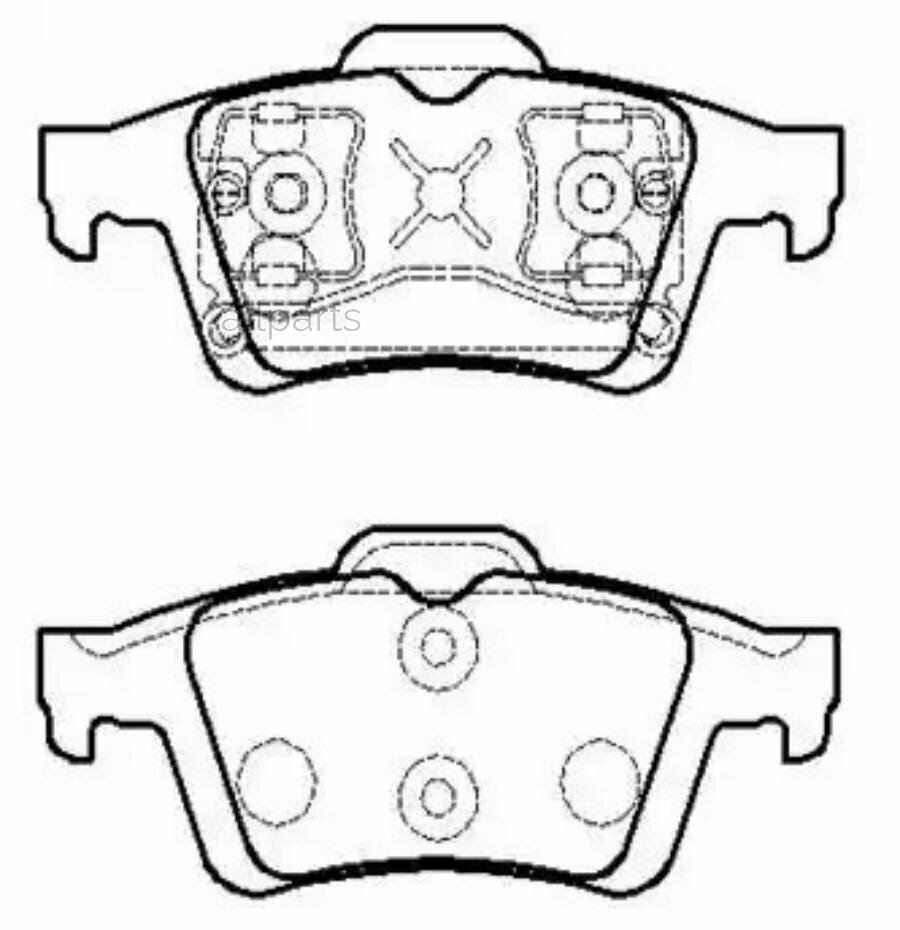 HSB HP5142 Колодки тормозные