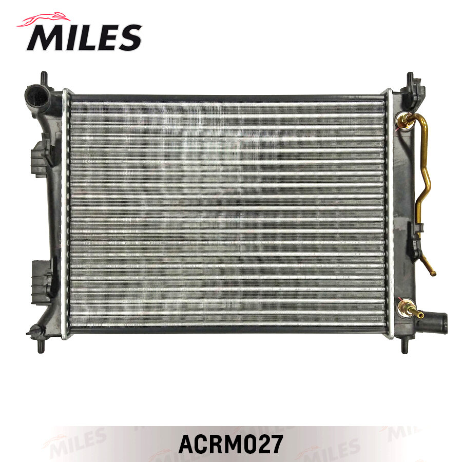 Miles Радиатор для HYUNDAI SOLARIS / KIA RIO 1.4/1.6 A/T 10-