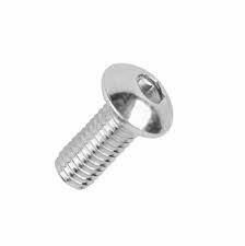 Винт 6 х 20 ISO 7380-1 с полукруглой головой класс прочности 10.9 цинк