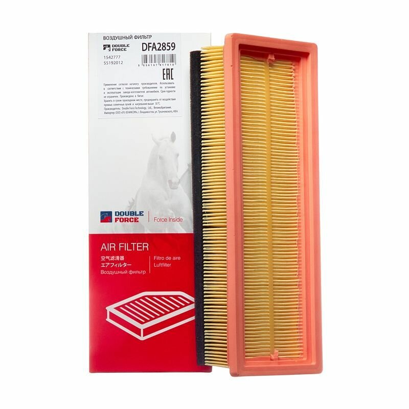 Фильтр воздушный DOUBLE FORCE арт. DFA2859 FORD KA RU 2008, FIAT PUNTO 199 2012