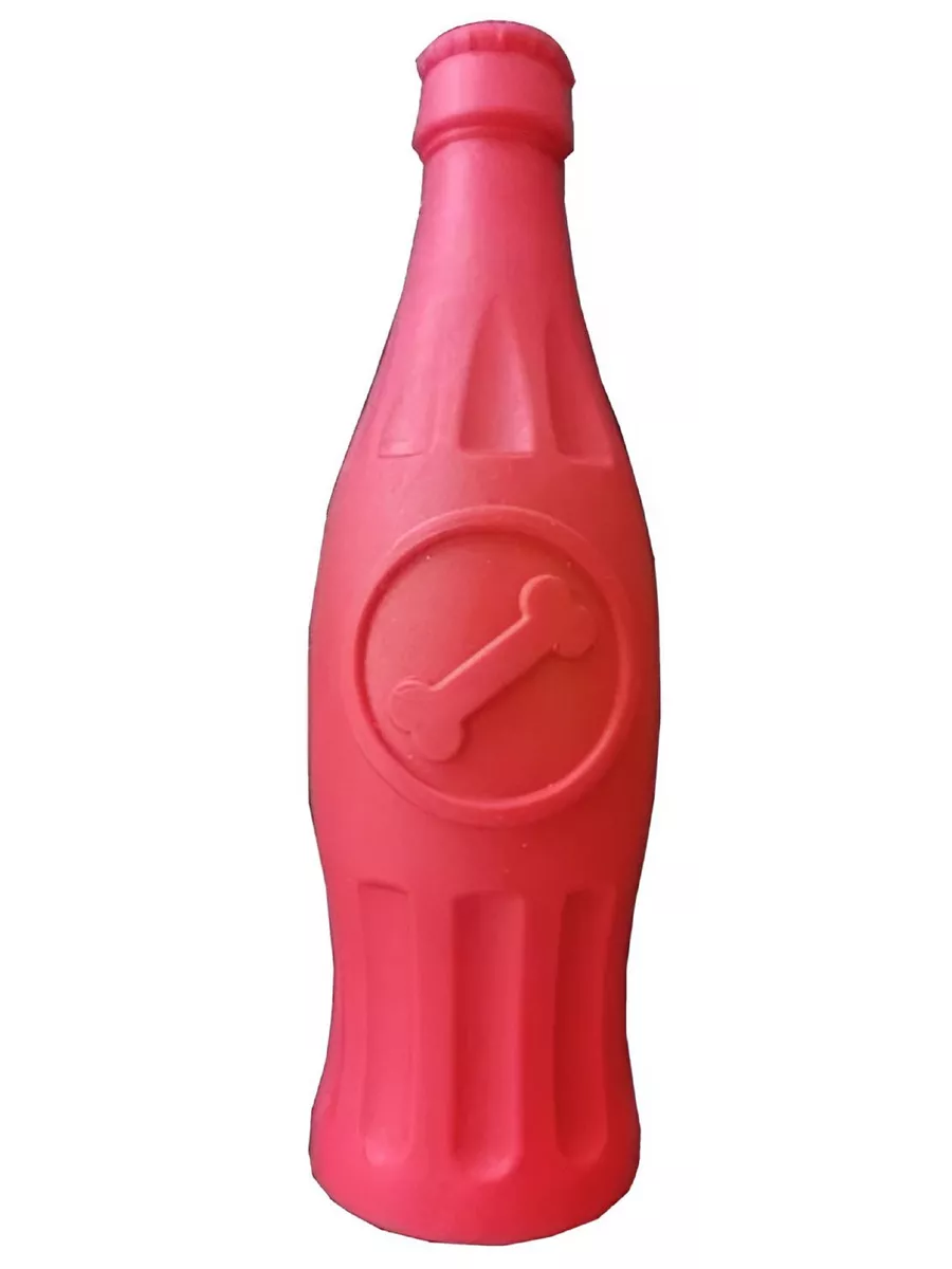 Игрушка для собак бутылка с пищалкой TPR 17 см