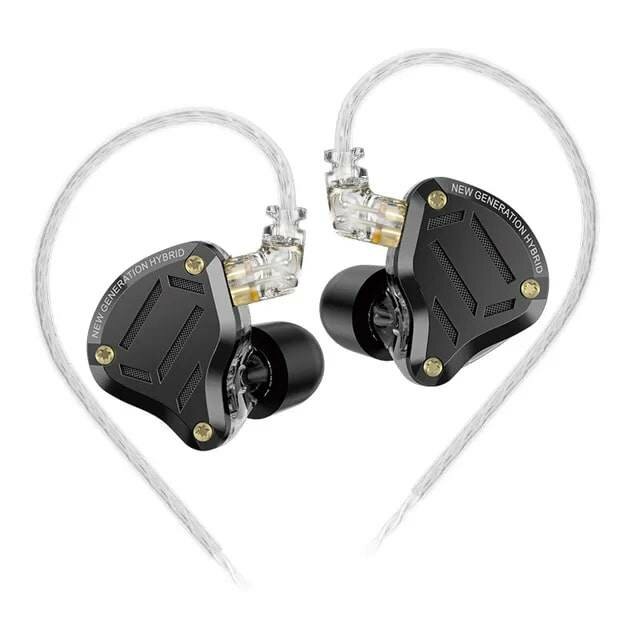 KZ ZS10 PRO 2 без микрофона, черный, наушники проводные