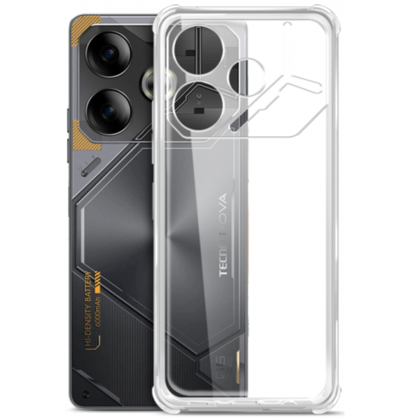 Накладка силикон для Tecno Pova 6/6 Pro Прозрачный