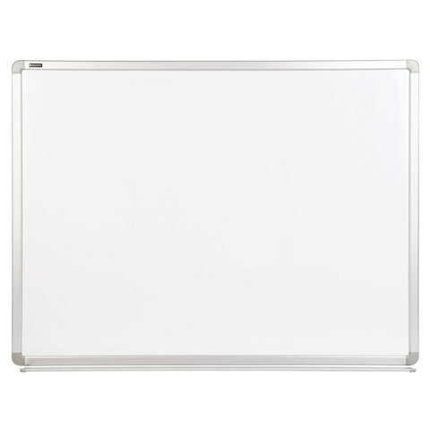 Доска магнитно-маркерная 90х120 см, улучшенная алюминиевая рамка, гарантия 10 ЛЕТ, BRAUBERG Premium, 231715