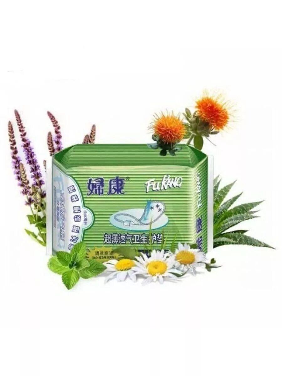 Лечебные ежедневные прокладки с экстрактом трав, 1 уп*22 шт