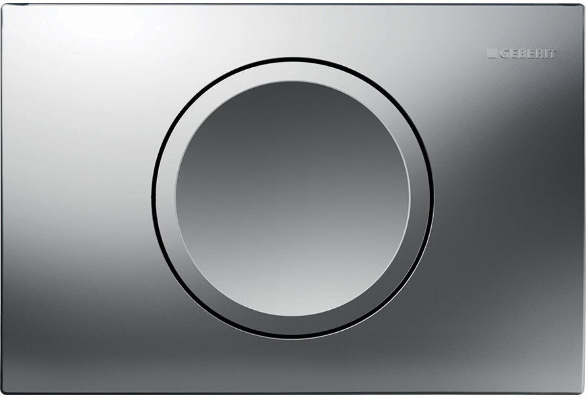 Кнопка смыва для инсталляции Geberit Delta 15, хром матовый, 115.109.46.1