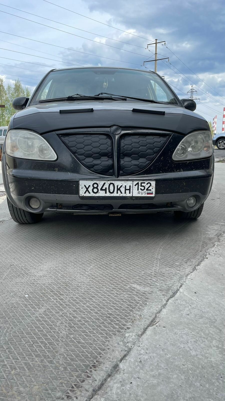 Утеплитель радиатора для SsangYong Rodius (2007 -2013) I Рестайлинг Ссанг Йонг Родиус