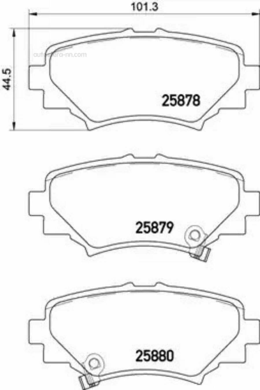 BREMBO P49049 К-т дисков. тормоз. колодок