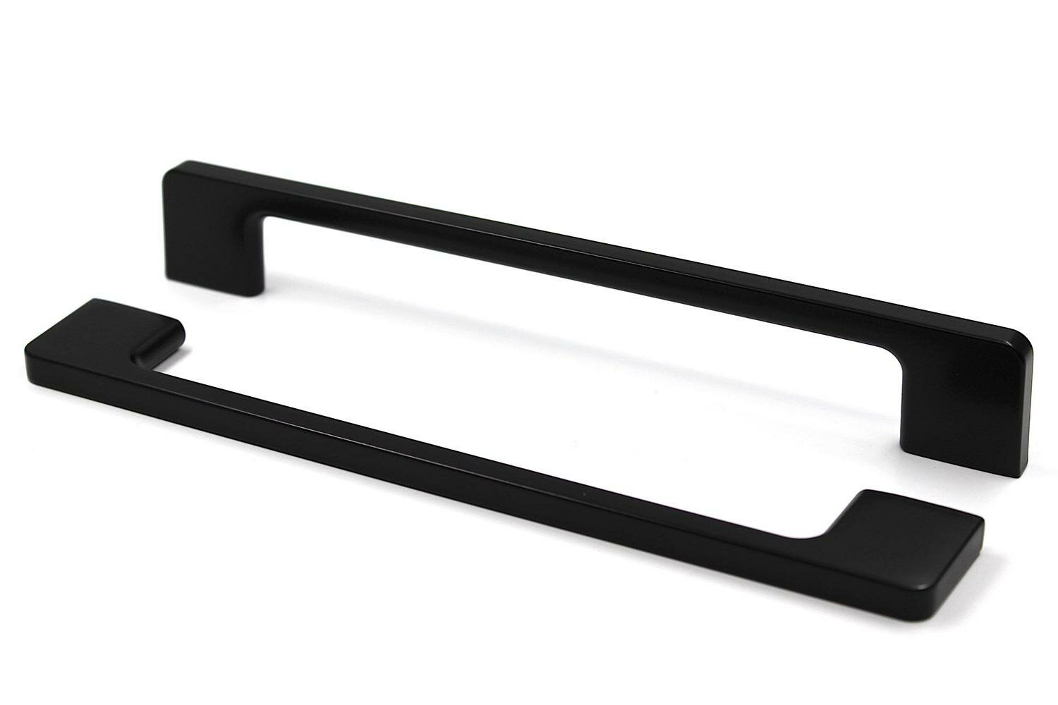 Ручка-скоба Hoff Оскар, 20,4х2,9х0,8, металл, цвет чёрный матовый