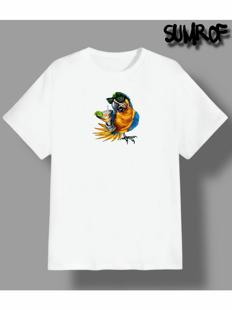 Футболка Попугай