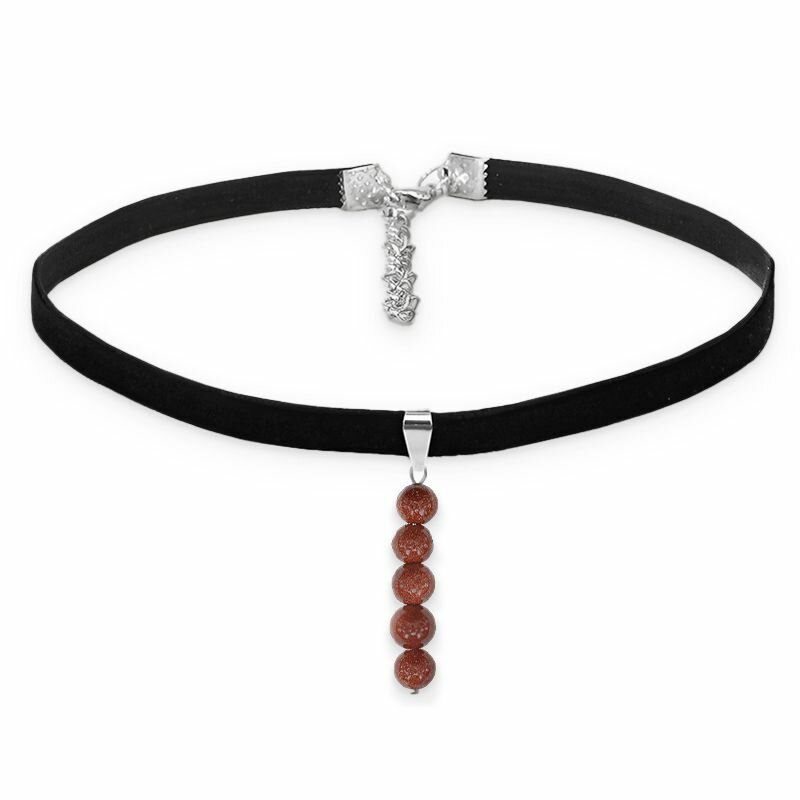 Чокер, авантюрин