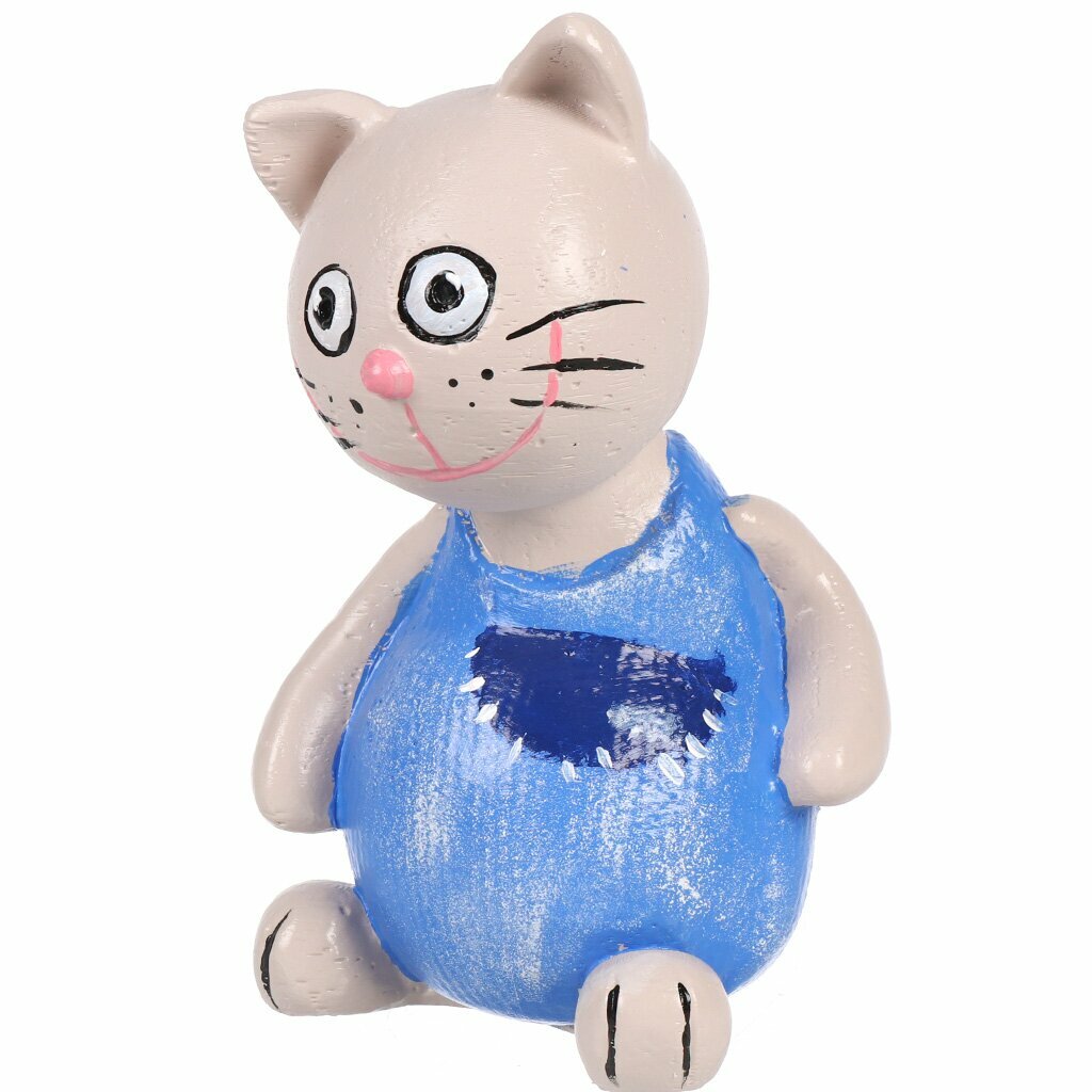 Копилка Кот-Обормот, 13х13х23 см, гипс, 12 0120 0003, карамель