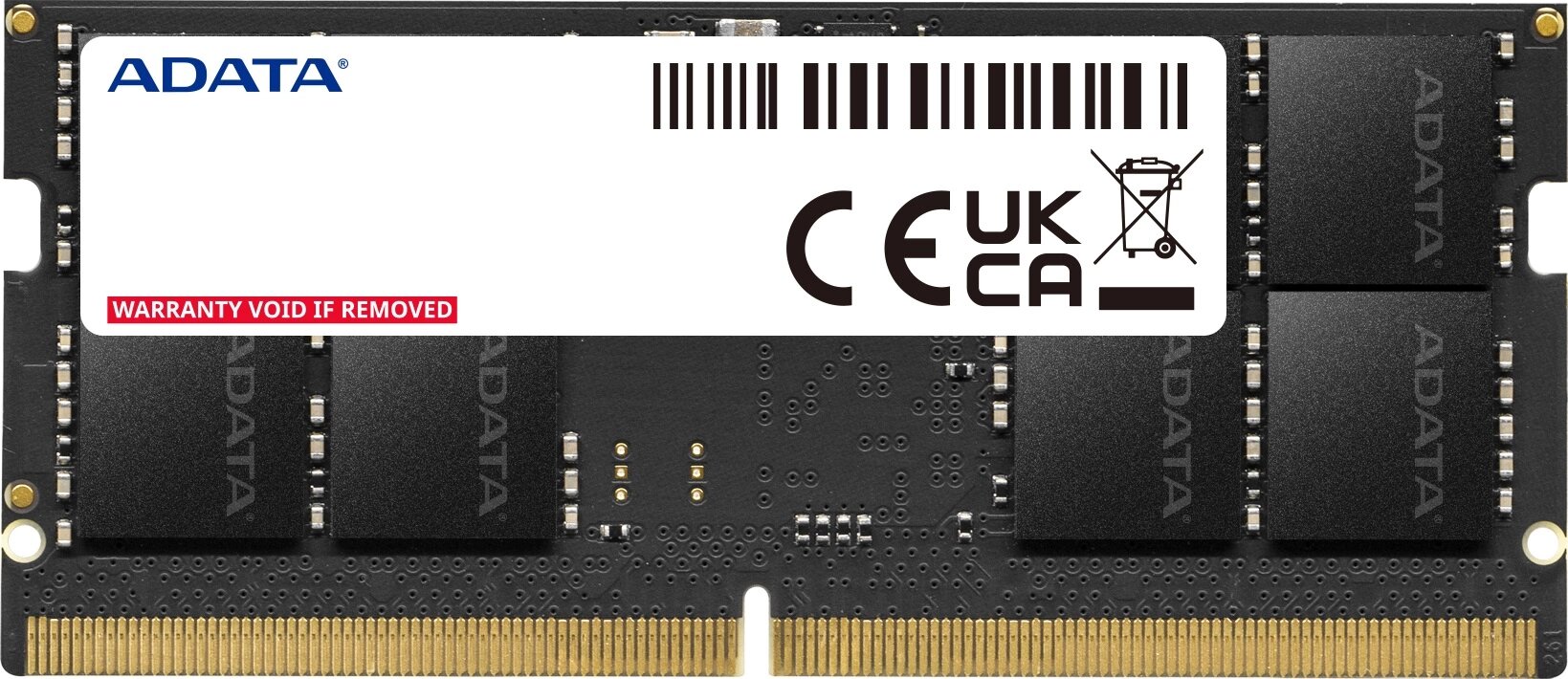 Память ADATA (AD5S480016G-S) 16GB, DDR5 SODIMM, 4800МHz , RTL, CL40, черный