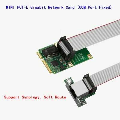 H1111Z Мини PCI-E сетевая карта 1000 Мбит/с COM Port Fixed