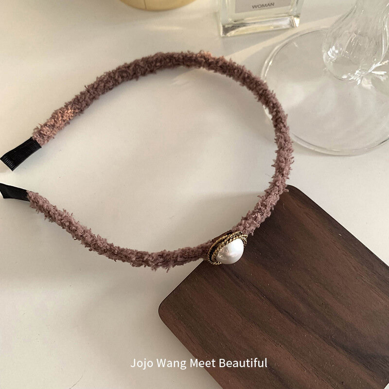 Заколка-бант "Французская", цвет кофейный