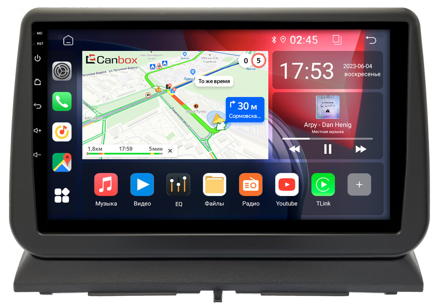 Штатная магнитола Canbox RS9-012 для Dodge Nitro 2006-2011 на Android 10 (IPS, DSP, CarPlay)