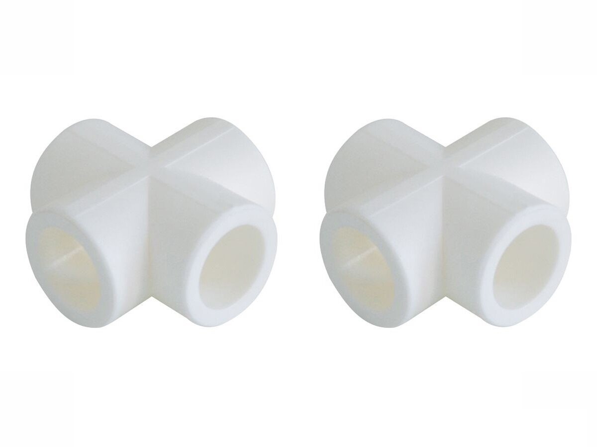 Крестовина полипропиленовая, белая, 32, (2 шт)