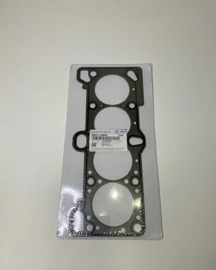 Прокладка ГБЦ - прокладка головки блока цилиндров(паронитовая) на Hyundai Accent.