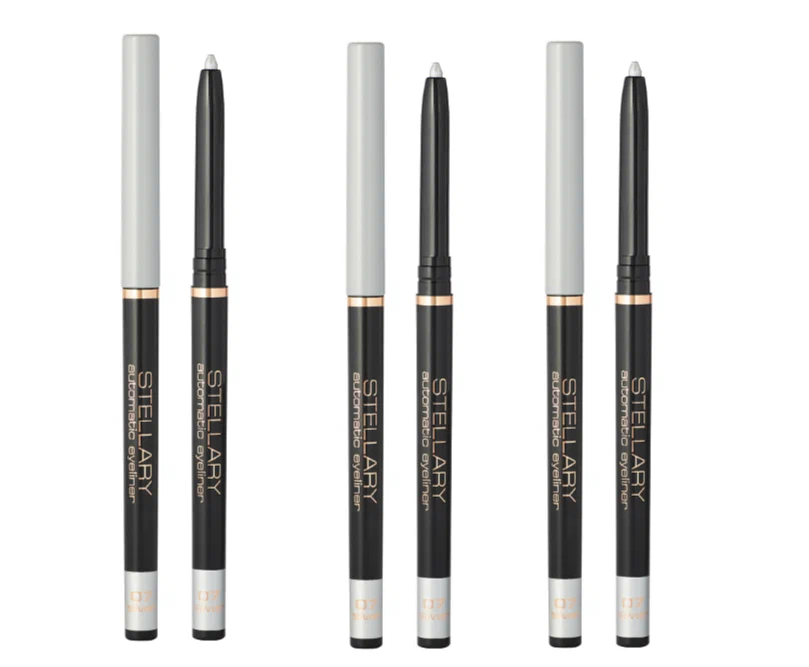 Автоматический карандаш для глаз Stellary Automatic eyeliner, тон 7 Silver, 0,28 г 3 шт