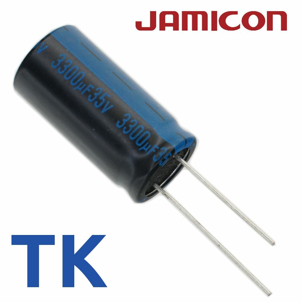 3300мкФ 35В / TK / 16x31,5 / 105 С / конденсатор электролитический (5шт)